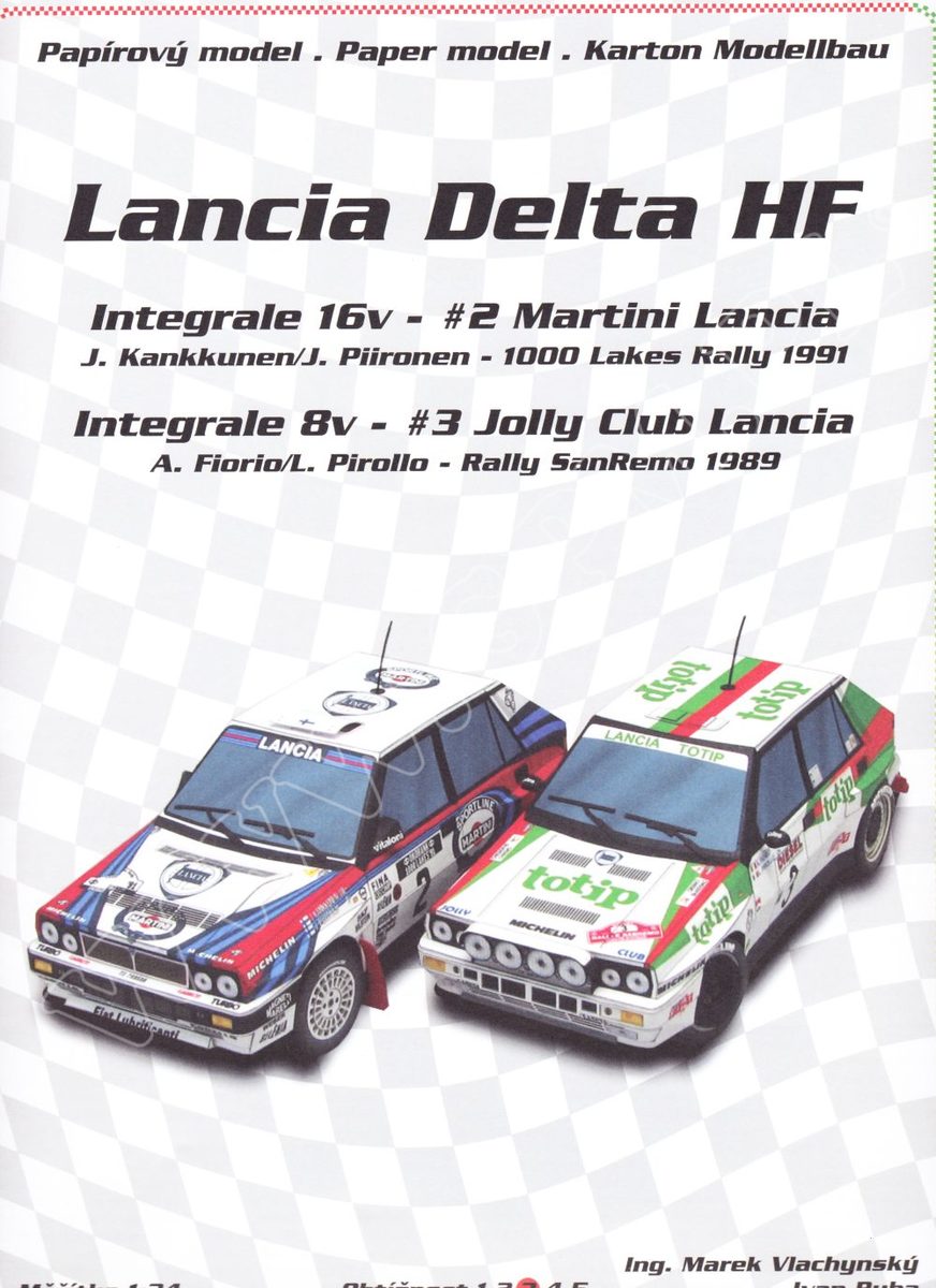 Lancia Delta HF Integrale- 2 modeleBMW M3 DTM 1992